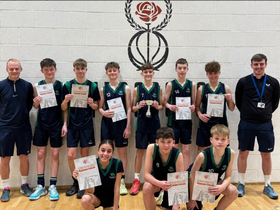 Broughton High School - U14 Basketball Team - Lancashire Champions!